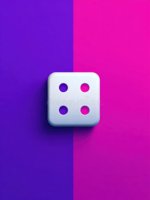 Bright Animated UX Interface Featuring Vibrant Craps Dice on Bold ...
