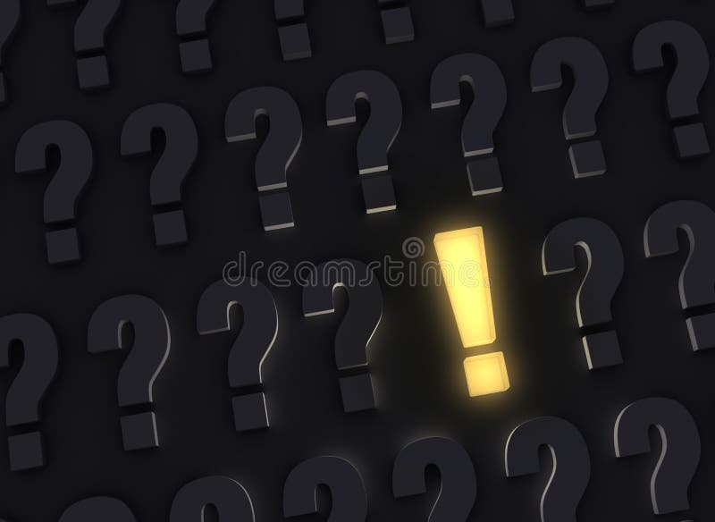 Bright Answer stock illustration. Illustration of question - 44499948