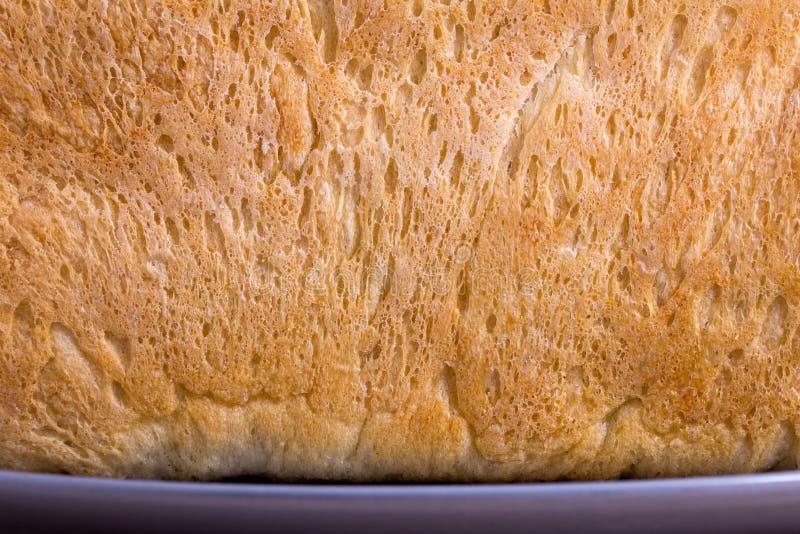 Bright Crust Texture of White Bread Stock Image - Image of brightly ...