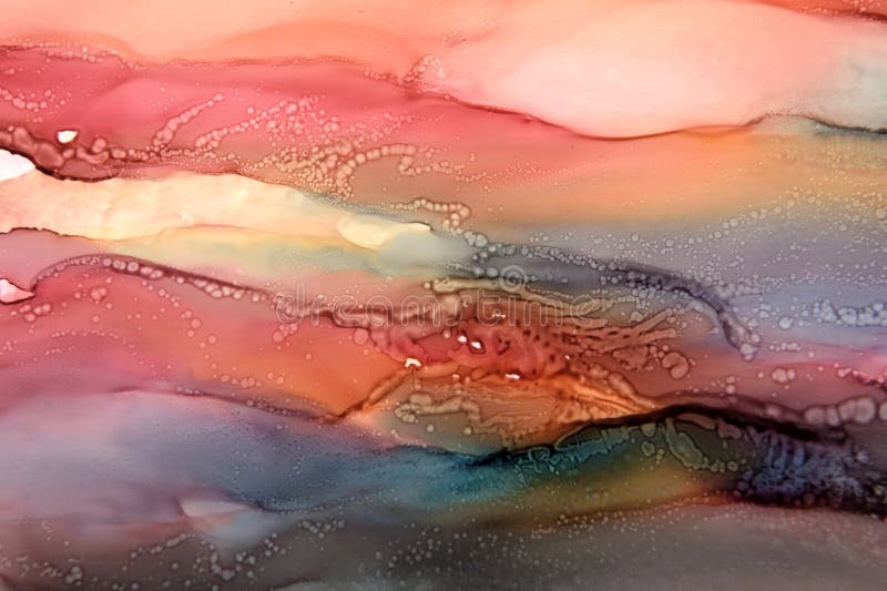 Bright Art Background of Multi-colored Stains Stock Image - Image of ...