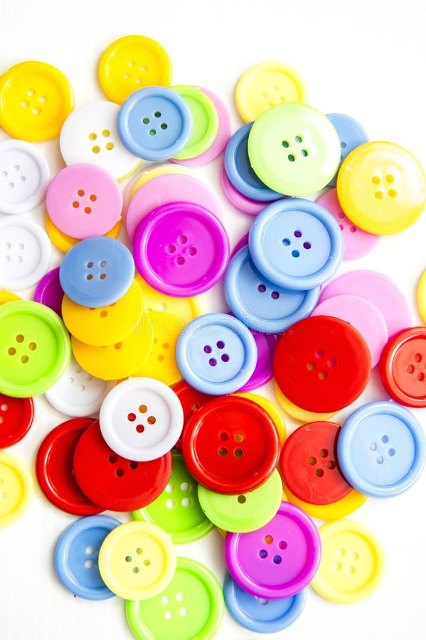 Bright assorted buttons, stock photo. Image of button - 92346600