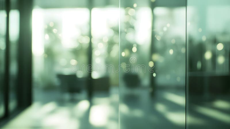 Abstract Indoor Background with Sunlight and Reflections through ...