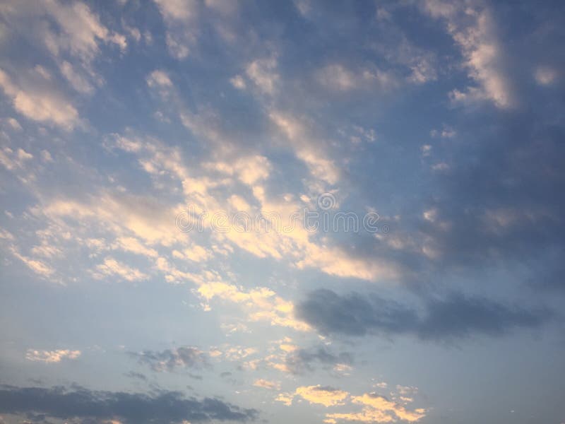 A Bright and Attractive Collection of Clouds in the Sky on a Clear ...