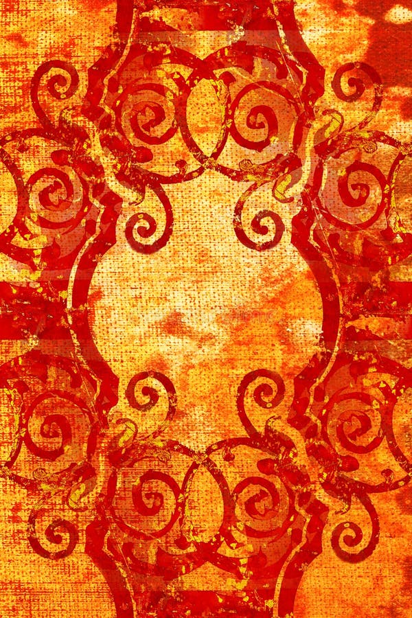 Wispy Gold Spirals Pattern stock image. Image of creative - 1983205