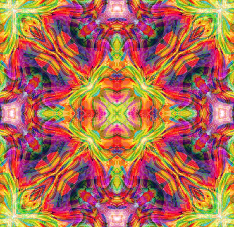 Abstract Bright Multicolored Pattern Stock Illustration - Illustration ...