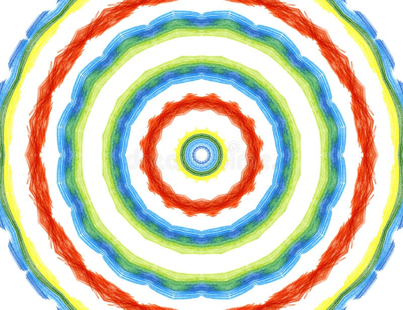 Bright Background with Abstract Radial Pattern Stock Illustration ...