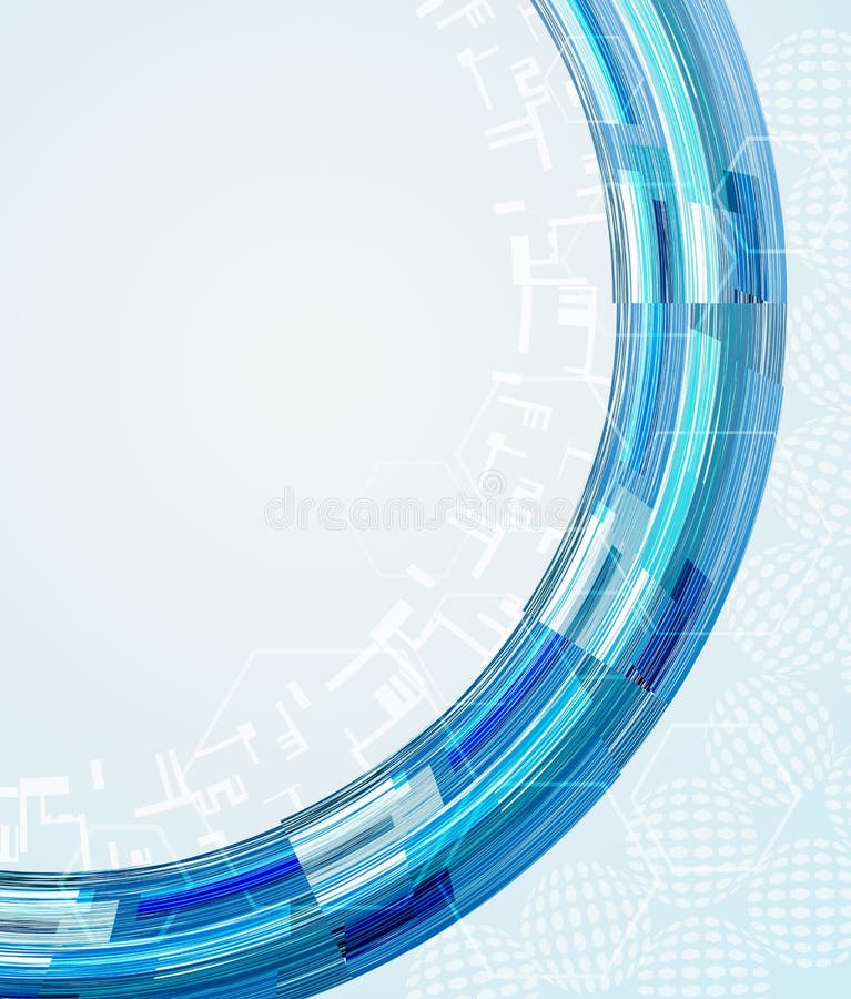 Abstract Bright Background with Blue Elements. Stock Vector ...