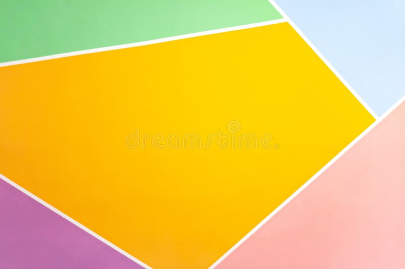 Bright Background of Geometric Shapes. Indoor Wall Decoration Stock ...