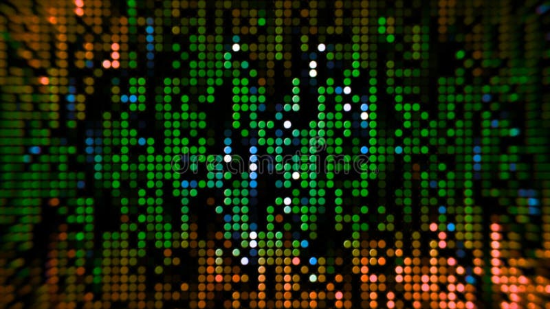 Bright Background of Moving Colorful Dots in Stream. Motion Stock ...