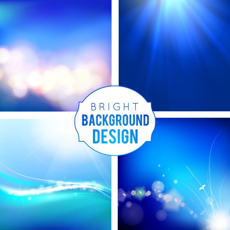 Bright Background Set stock vector. Illustration of shape - 45058345