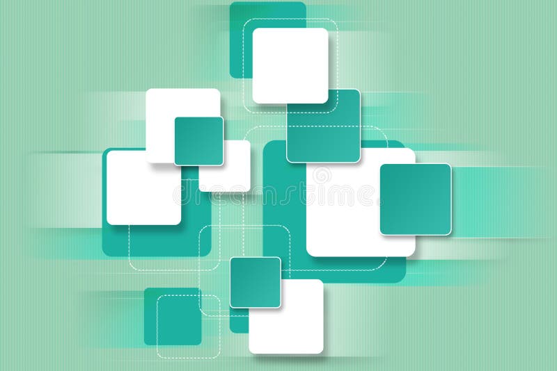 Bright Background with Square Blocks for Design Stock Illustration ...