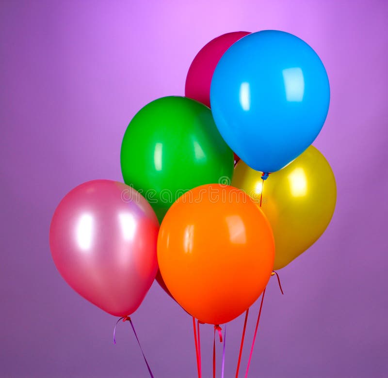 Bright Balloons Background on White Stock Photo - Image of copyspace ...