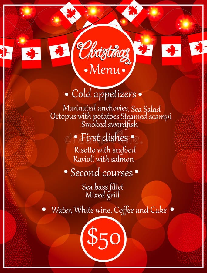 Blank Festive Menu Stock Illustrations – 656 Blank Festive Menu Stock ...
