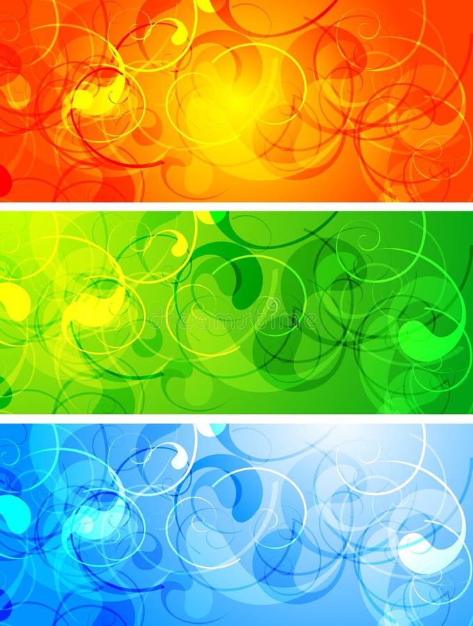 Web banner set stock vector. Illustration of template - 19961633