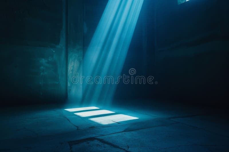 Bright Beam of Light Shining through a Window. Generative AI Stock ...