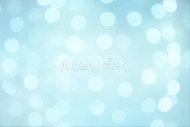 Bright Beautiful Blue Background with Bokeh Lights. Stock Photo - Image ...