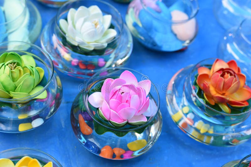 Bright and Beautiful Colors of Plastic Flowers Stock Image - Image of ...