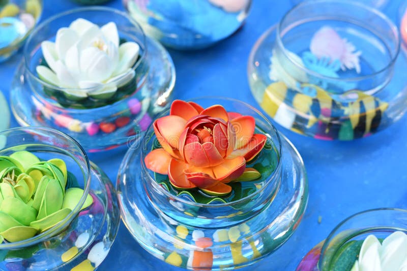 Bright and Beautiful Colors of Plastic Flowers Stock Image - Image of ...