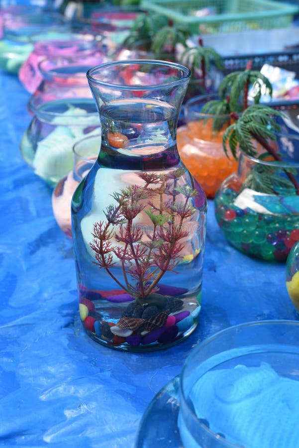 Bright and Beautiful Colors of Plastic Flowers Stock Image - Image of ...