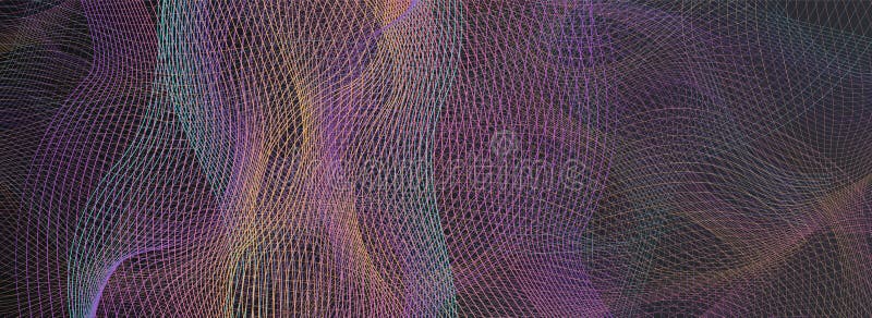 Bright Blend Smooth Vector Panoramic Black Stock Vector - Illustration ...