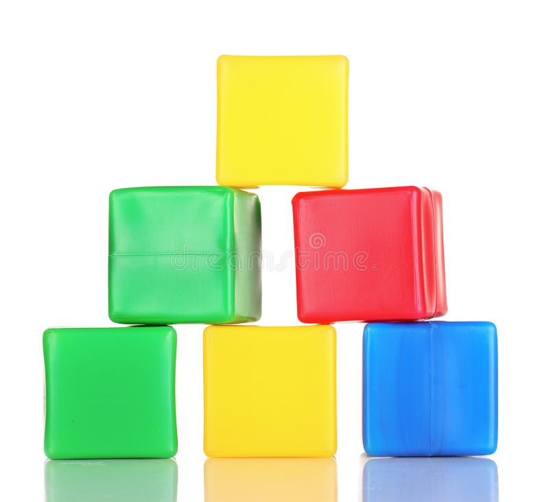 Bright blocks on white stock photo. Image of little, bright - 20898346