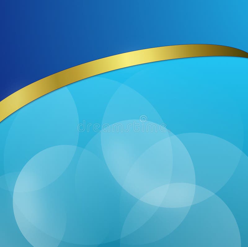 Bright Blue Abstract Background for a Design Stock Illustration ...