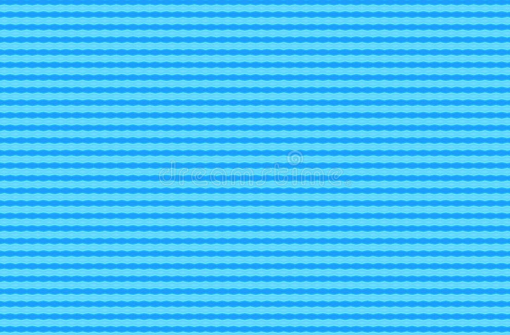 Bright Blue Abstract Repeating Wavy Stripes Pattern Stock Illustration ...