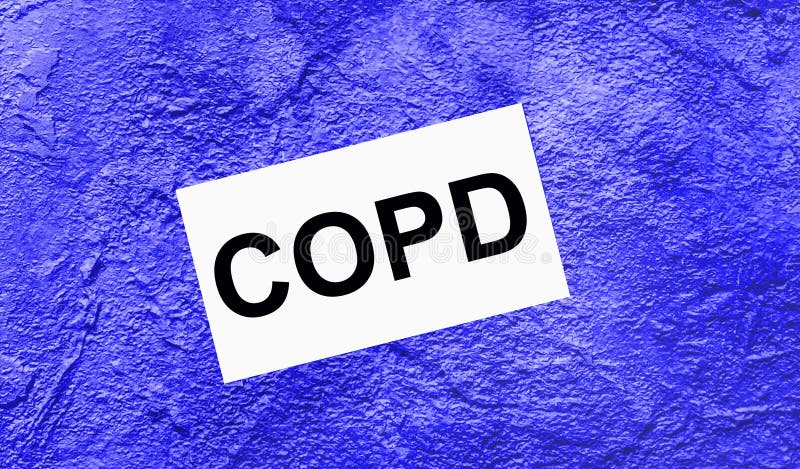 On a Bright Blue Abstract Background, There is a White Card with the ...