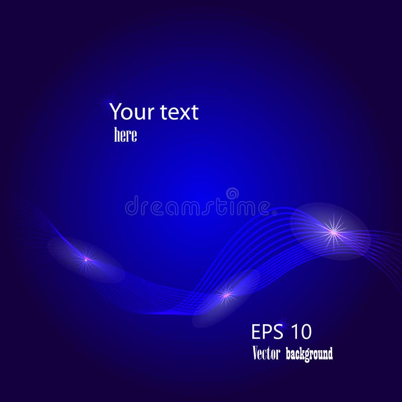 Bright Blue Abstract Background. Stock Vector - Illustration of elegant ...