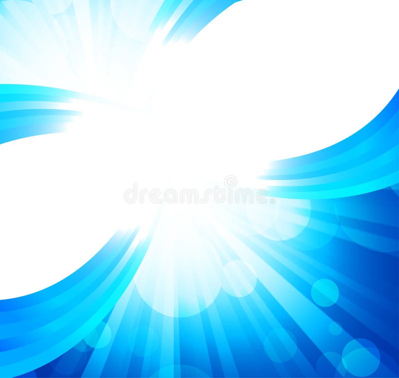Bright blue background stock vector. Illustration of light - 27141455