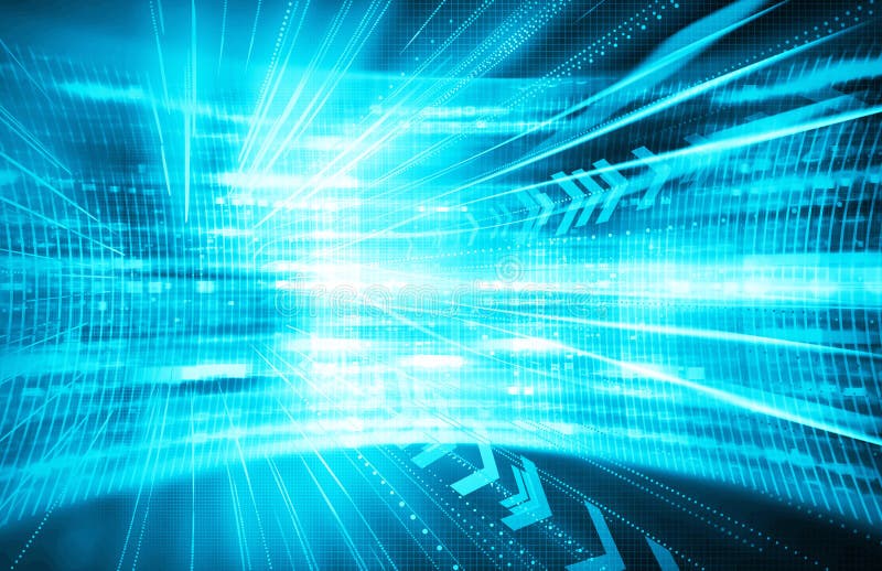 Super Hi-tech Abstract Vector Background Stock Illustration ...