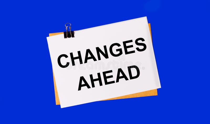 On a Bright Blue Background, an Envelope and a Sheet of Paper with the ...