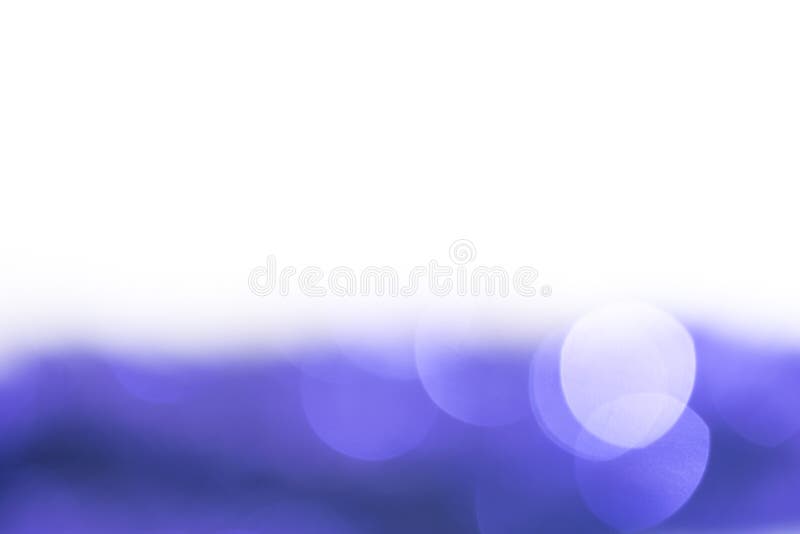 Bright Blue Bokeh Light. Abstract Background. Half White and Half ...