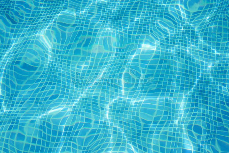 Bright Blue Bottom of Swimming Pool Stock Photo - Image of background ...