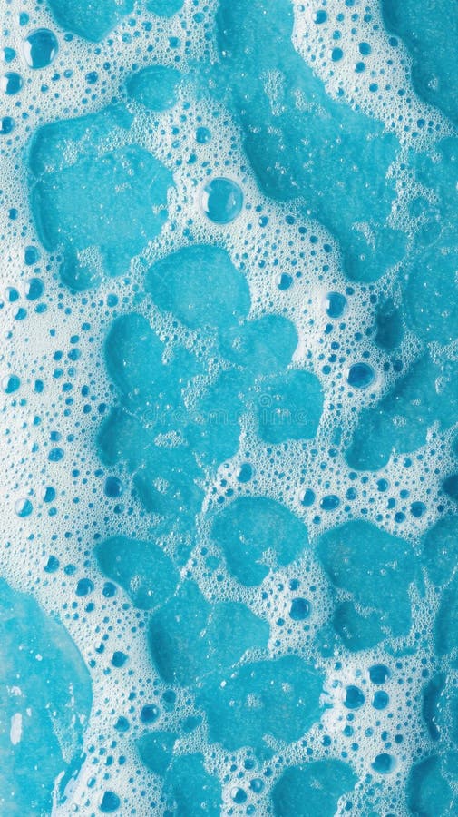 Bright Blue Bubbles Add Texture Stock Photo - Image of refreshment ...
