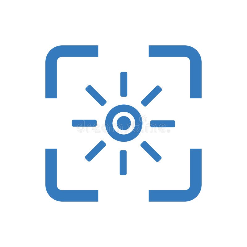 Brightness Icon Vector Art Illustration Stock Vector - Illustration of ...