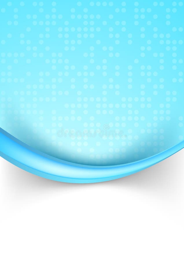 Bright Blue Dotted Abstract Background with Border Stock Vector ...