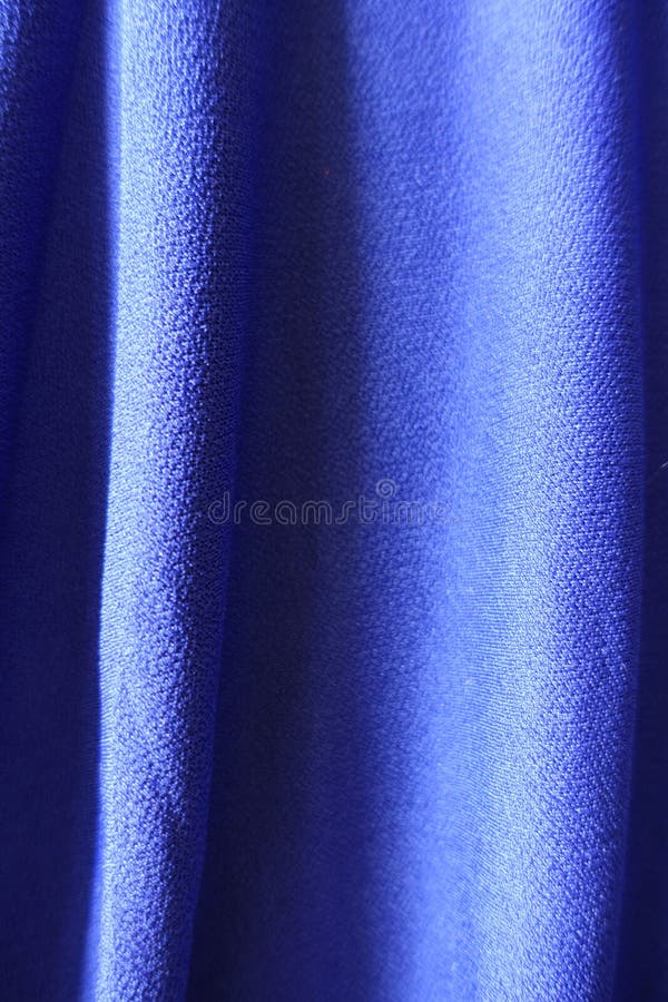 Draped Electric Blue Smooth Cloth Stock Image - Image of closeup, plain ...