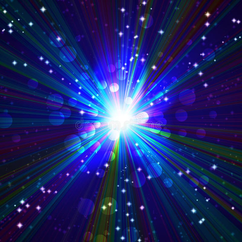 Bright blue flash stock illustration. Illustration of bright - 13094678