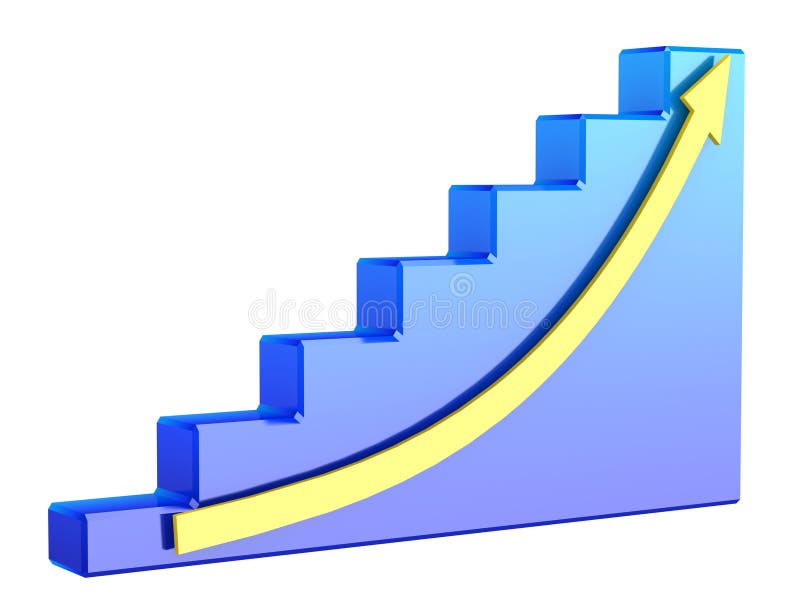Increase decrease graphs stock illustration. Illustration of decline - 19466143