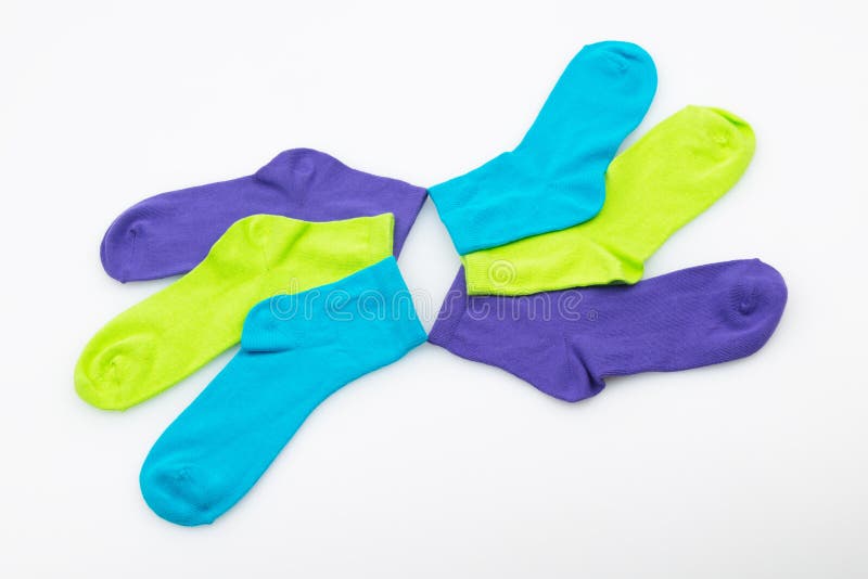 Purple socks stock photo. Image of slim, girl, skin, legs - 3443234