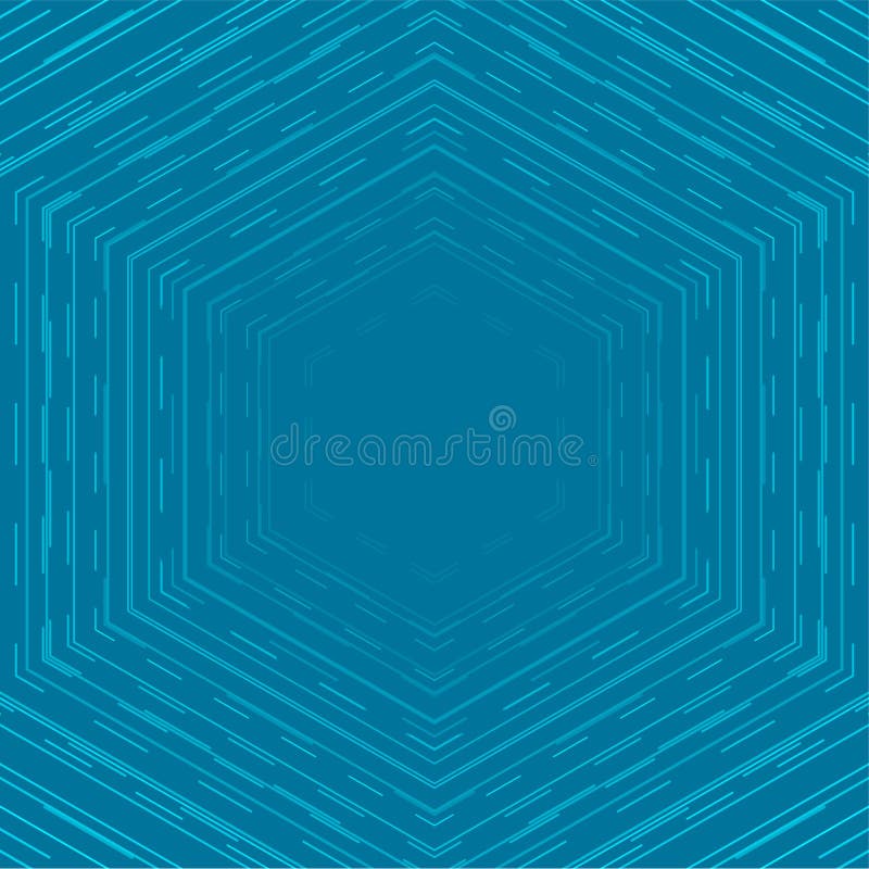 Bright Blue Hexagonal Dotted Lines Tech Abstract Background Stock ...