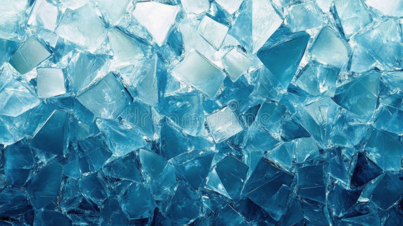 Bright Blue Ice Shards Create a Striking Pattern in a Frozen Landscape ... Bright Blue Ice Shards Create a Striking Pattern in a Frozen Landscape ...