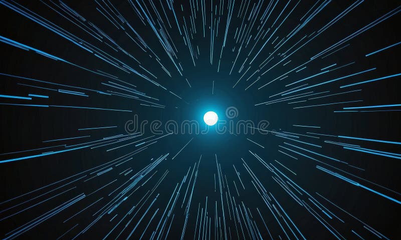 Bright Blue Light Radiates from the Center the Image, Surrounded by ...