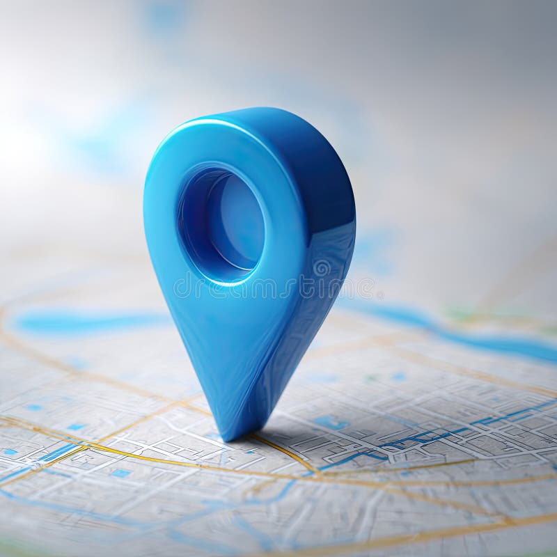 AI-Generated Location Marker Stock Illustration - Illustration of ...