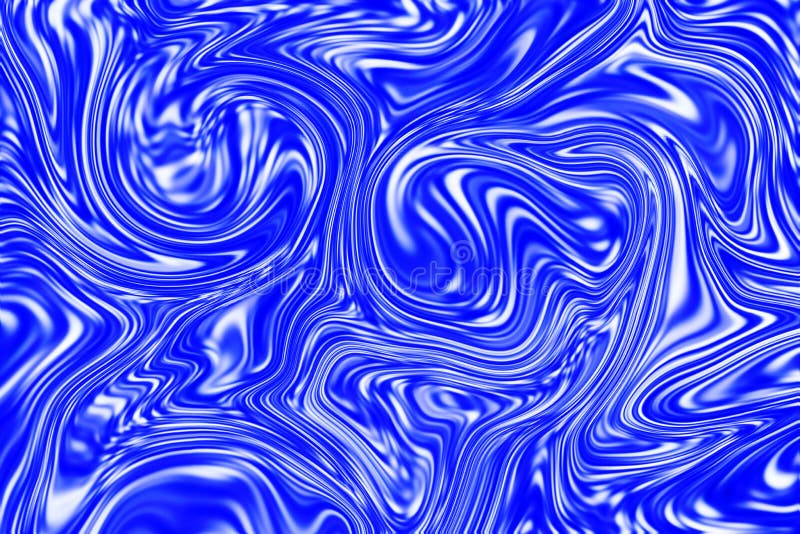 Bright Blue Marble Abstract Background. Mesh Liquid Surface Digital ...