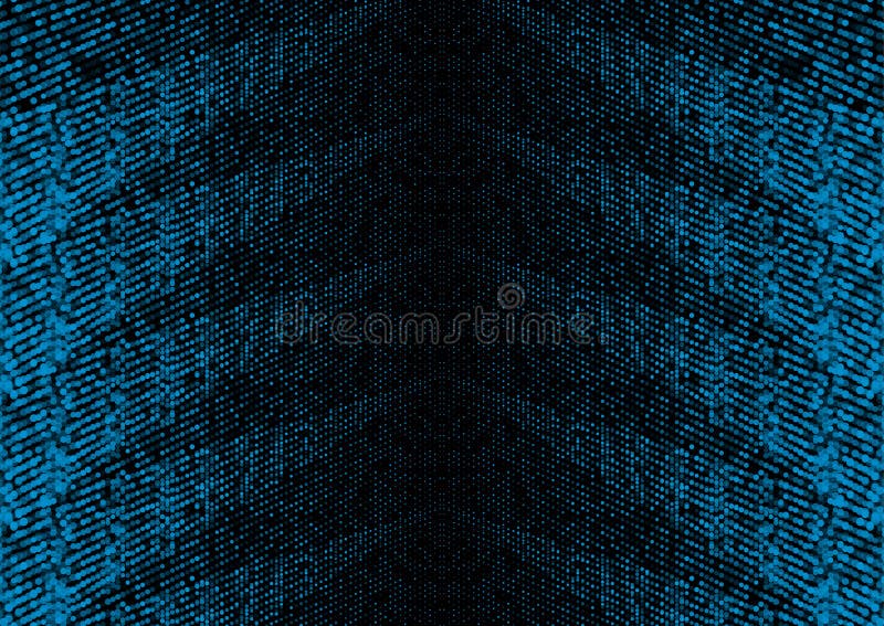 Bright Blue Minimal Dotted Arrows Abstract Futuristic Tech Background ...