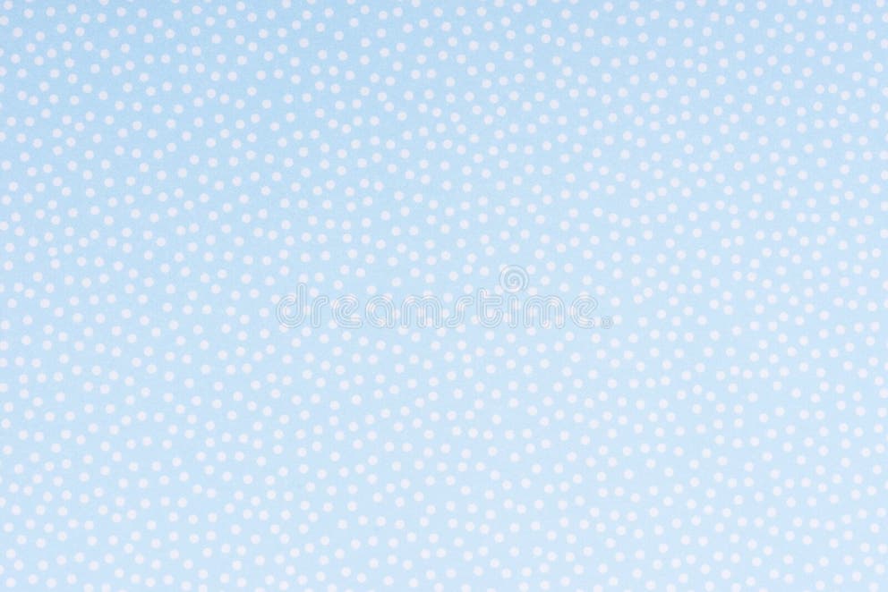 Bright Blue Paper with White Spots and Dots Texture Background Stock ...