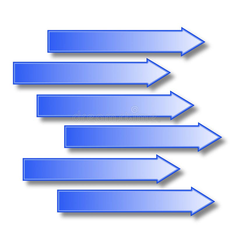 Bright blue pointers stock illustration. Illustration of graphic - 31340741