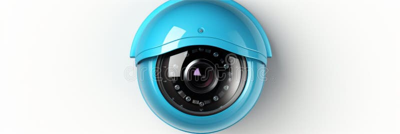 Security Camera Design in Vibrant Blue Showcasing Innovative Technology ...